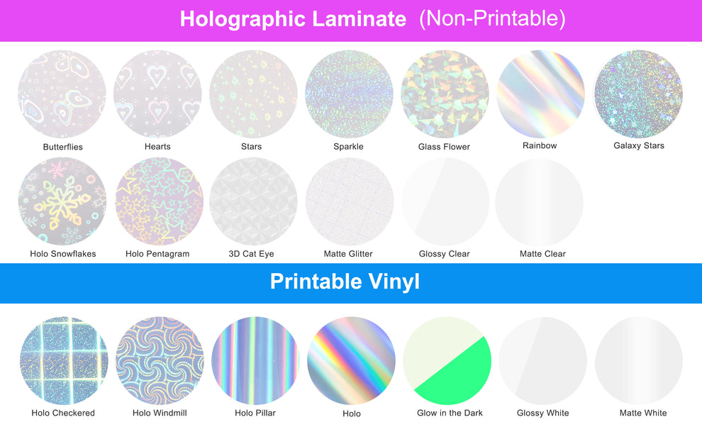 TeckWrap beginner packs for printable sticker vinyl (3 options ...