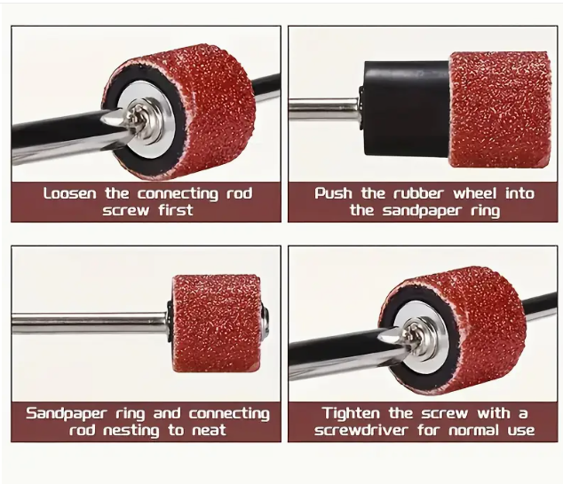 60 pieces drum sanding band sleeves – Liquid Fantasy