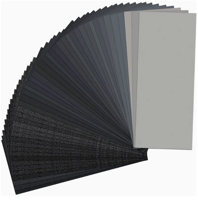 42 pieces waterproof sandpaper – Liquid Fantasy