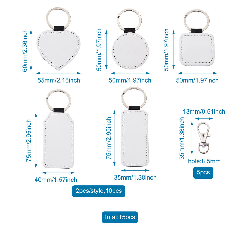 Sublimation leather keychain range – Liquid Fantasy